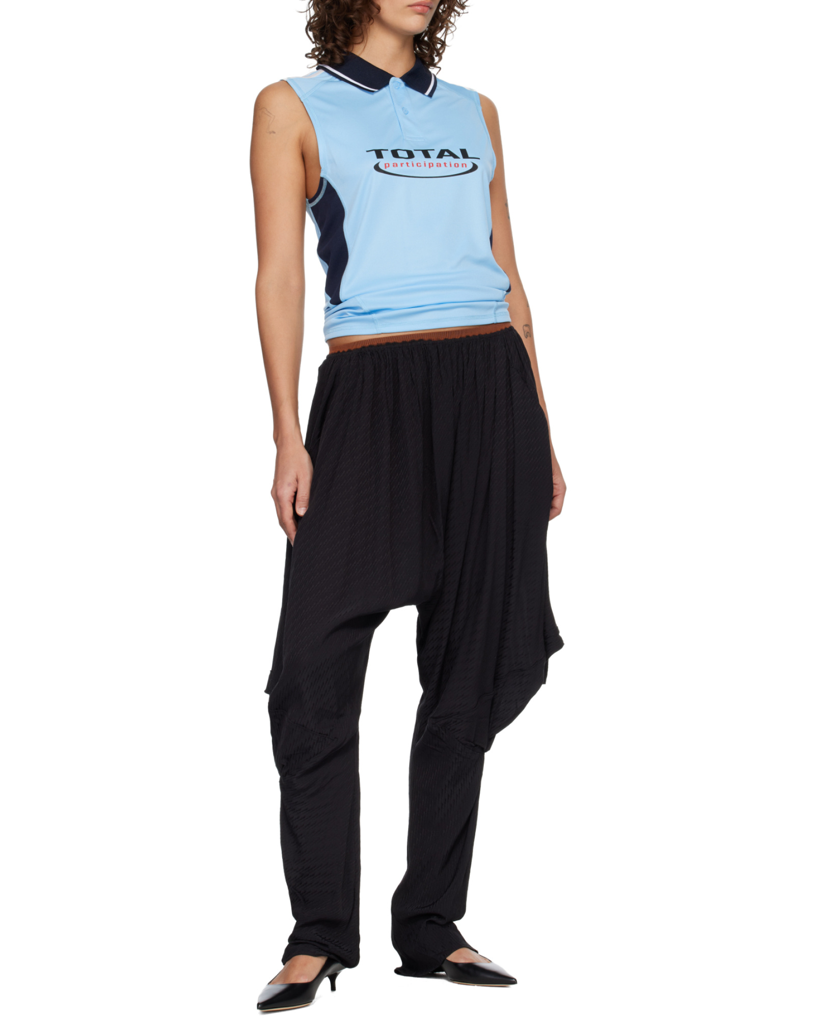 MARTINE ROSE Martine Rose Sleeveless Polo Shirt